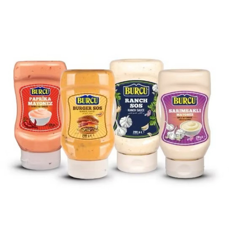 [BURCU] Garlic Mayonnaise Sauce | Ranch sauce | Paprika Mayonnaise ...