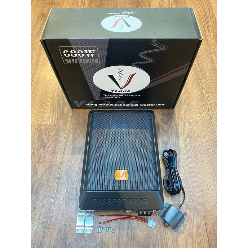 Vlang BASS PRO NANO Active Subwoofer 6X8Inch 680-1000W Max Underseat ...