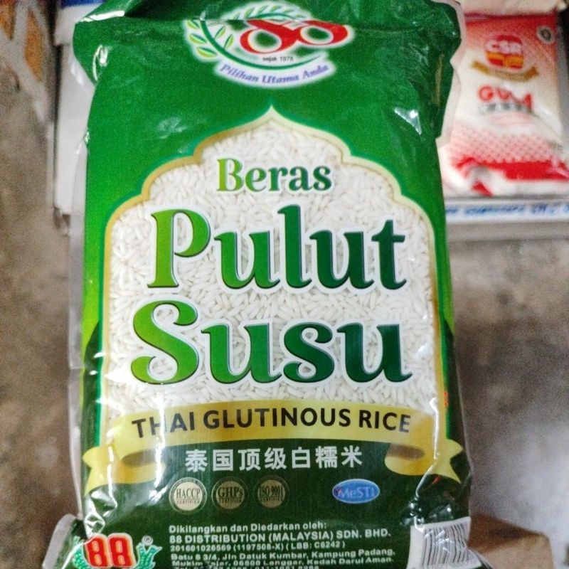 Pulut Susu Thai 1kg cap 88/Thai Glutinous Rice 1kg | Shopee Malaysia