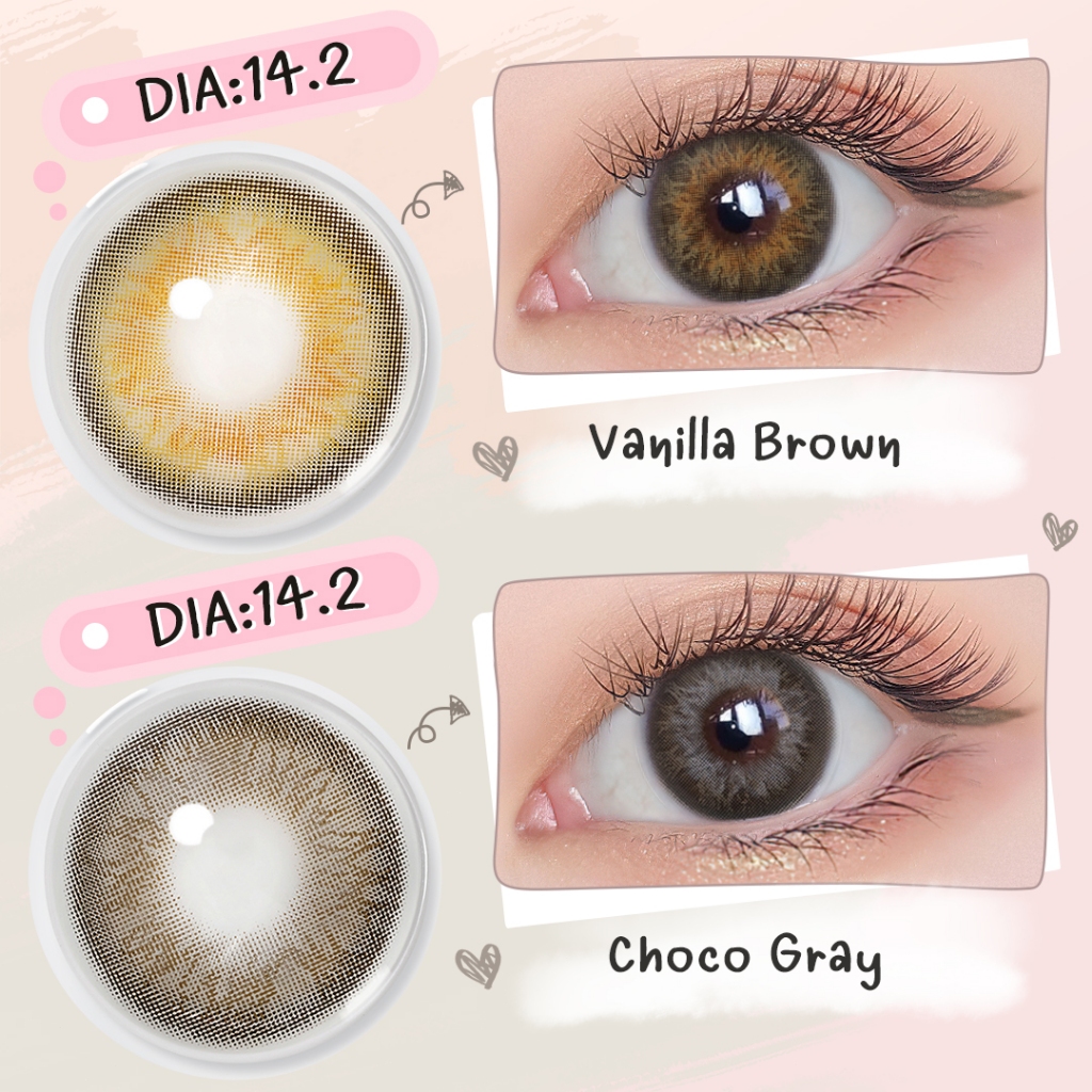 Magister Contact Lenses Brown 14.2mm Iris Colored Contact Lens Eye Lens ...