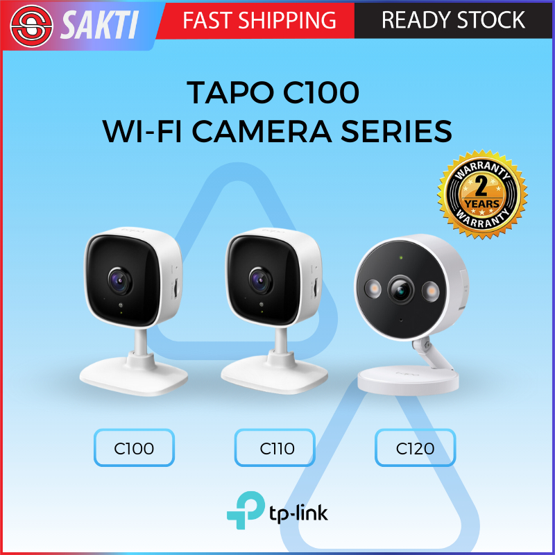 TP-Link Tapo CCTV C100 / C120 Wi-Fi Indoor / Outdoor Surveillance ...