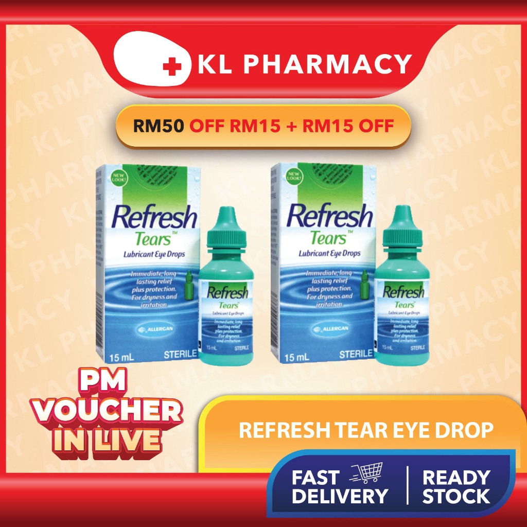 Refresh Tears Lubricant Eye Drops 15ml | Shopee Malaysia