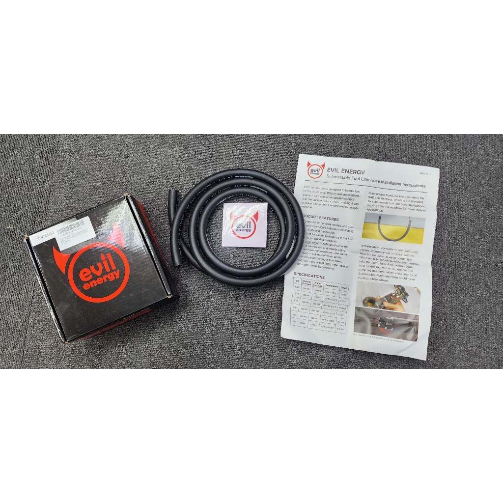 8MM 5/16" EVIL ENERGY E85 E10 IN TANK SUBMERSIBLE FUEL HOSE FUEL LINE ...