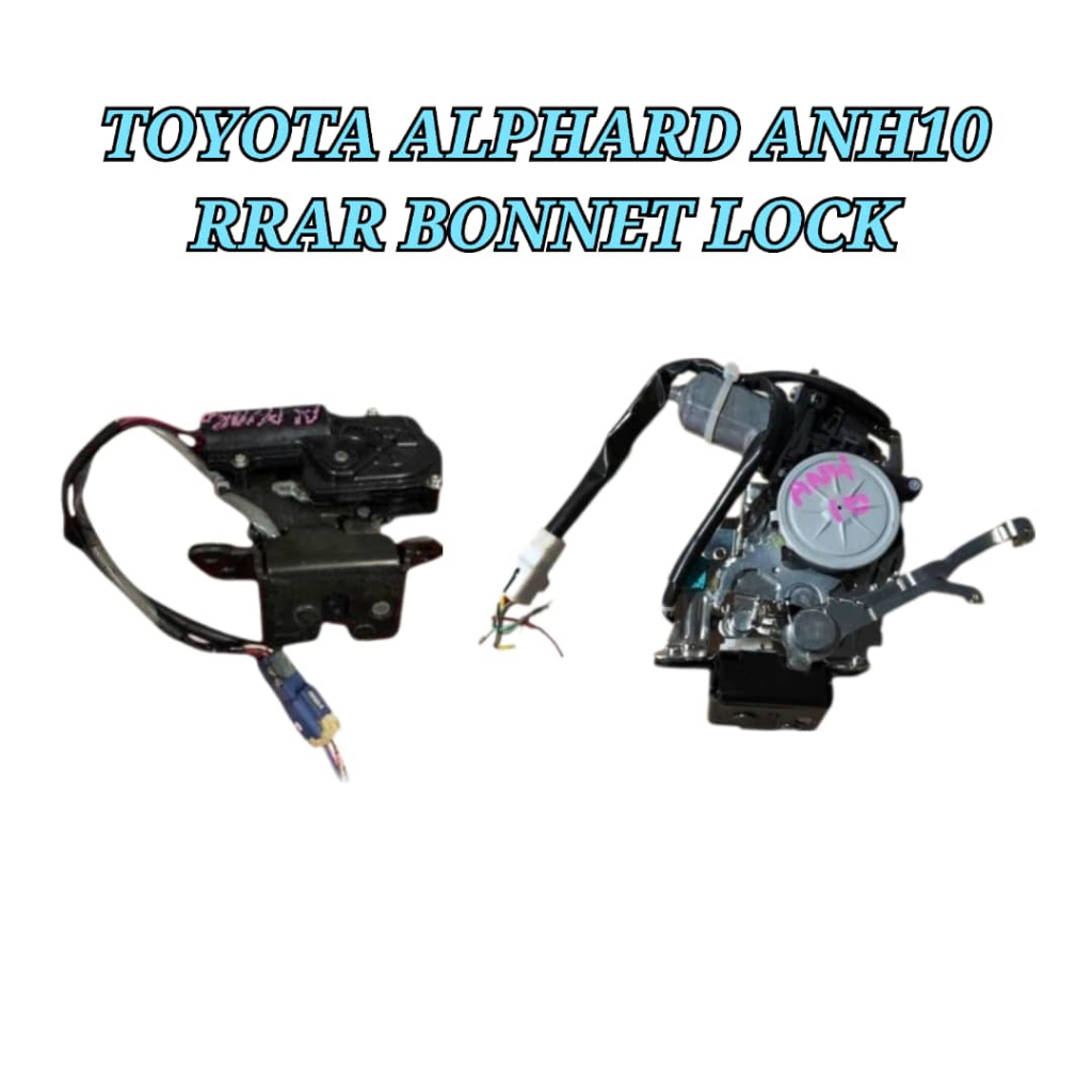 Rear Bonnet Lock Toyota Alphard ANH10 02-08 Rear Bonnet Lock / Lock ...
