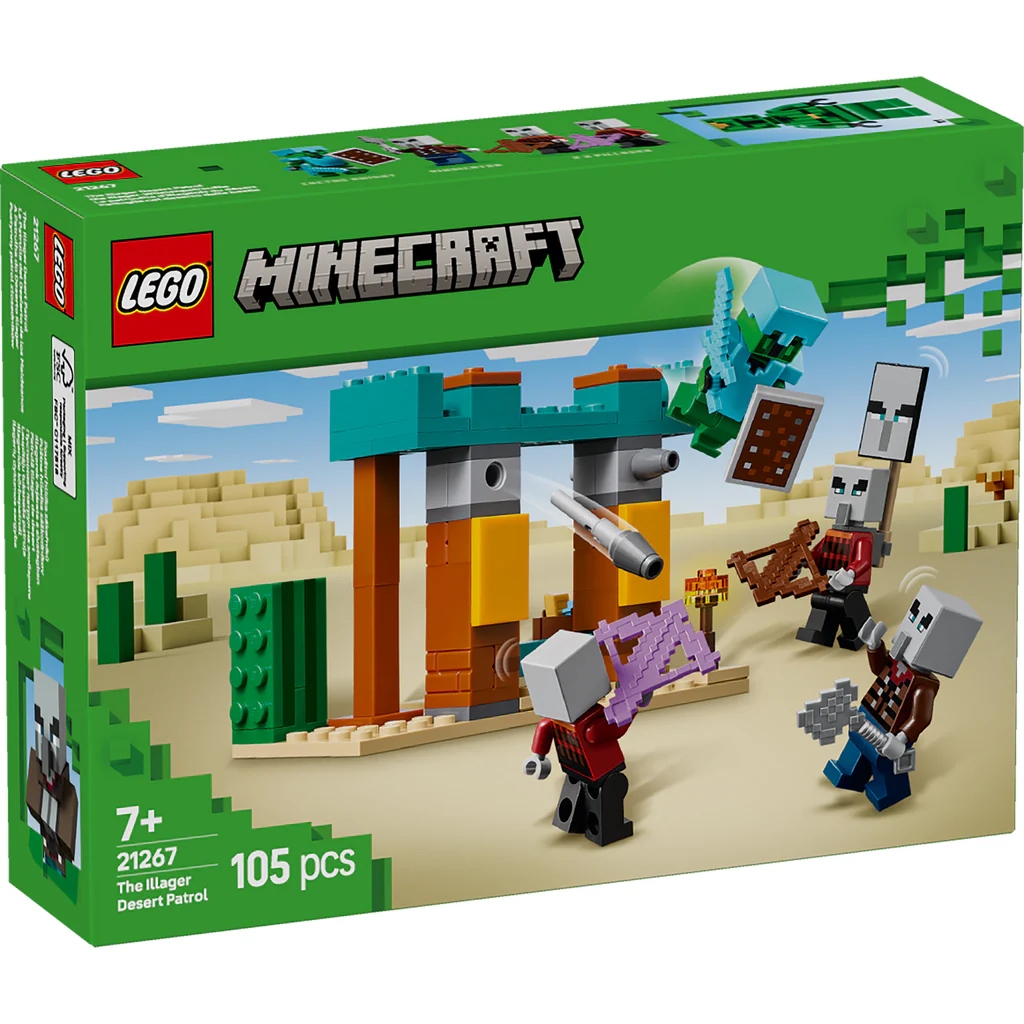 (BrickBoy) 21267 LEGO Minecraft The Illager Desert Patrol | Shopee Malaysia