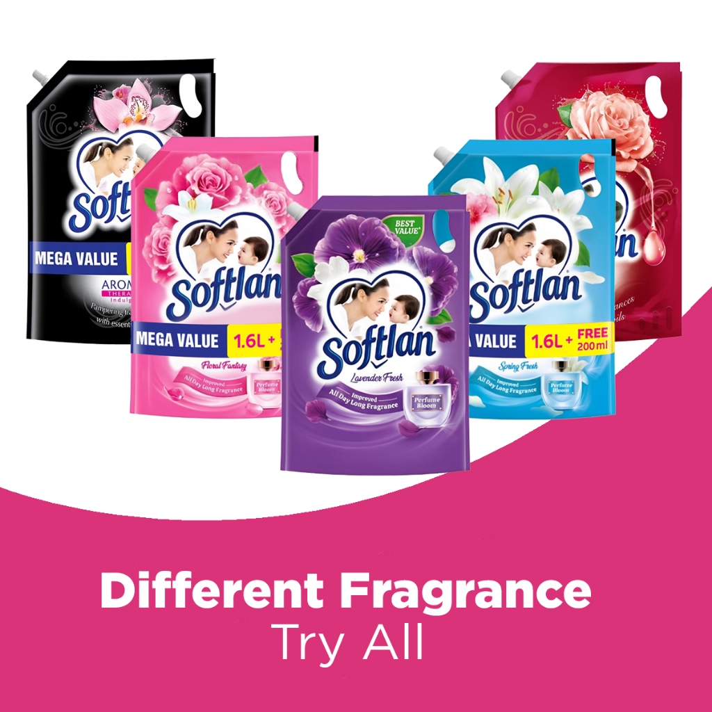 BBD Softlan Anti Wrinkles Fabric Softener 1.6L/1.5L Refill L229 ...