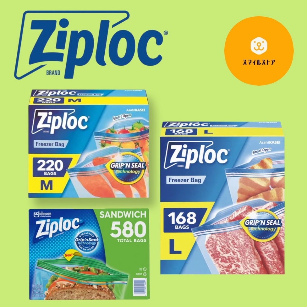 🧊🛍️ Ziploc Double Zipper Bag Mega Pack – M, L & Sandwich Sizes 📦 220 M Size + 168 L Size + 580 ...