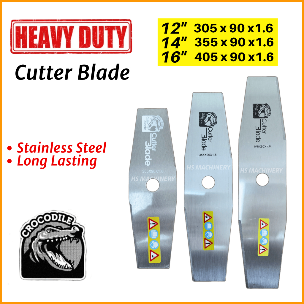 Heavy Duty 12" 14" 16" Stainless Steel Cutter Blade for Grass Cutter ...