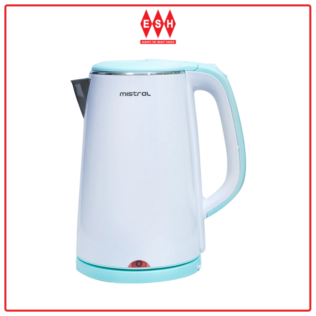 Mistral MEK855 (Mint) 2.5L Cool Touch with Double Wall Electric Kettle ...