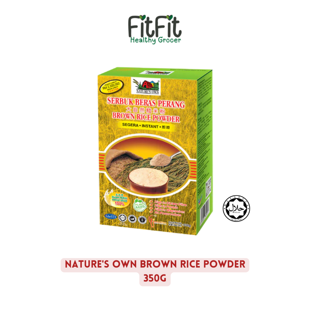 NATURE'S OWN BROWN RICE POWDER 350g | Shopee Malaysia