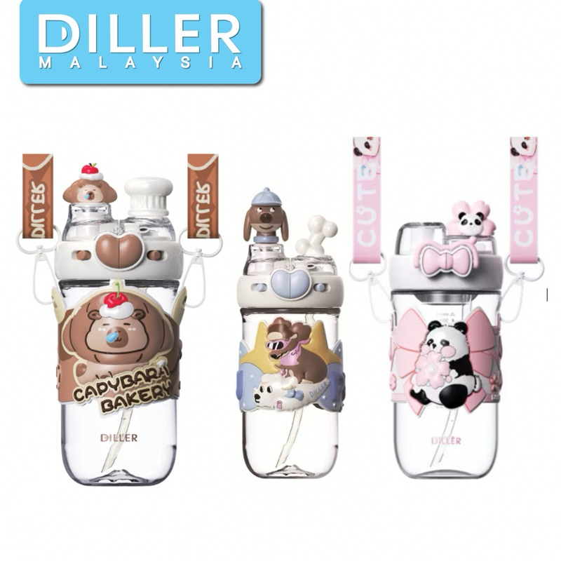 Diller Budak Multipurpose drinking Tritan BPA Free Bottle Botol Air ...
