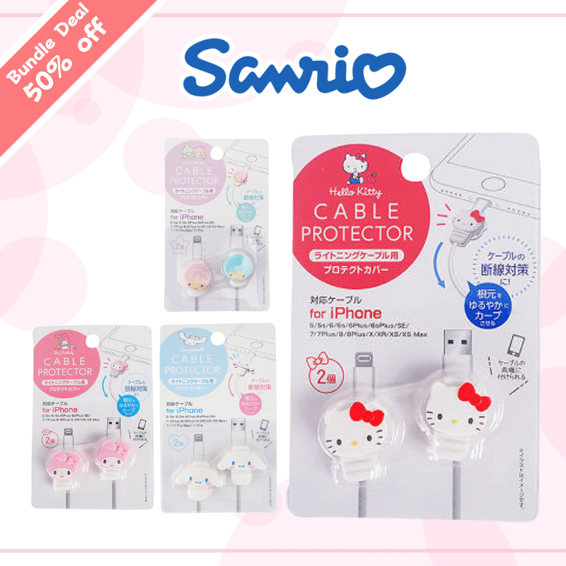 Sanrio Cable Protector for iphone /Kitty/Kikirara/Cinamoroll/My Melody ...