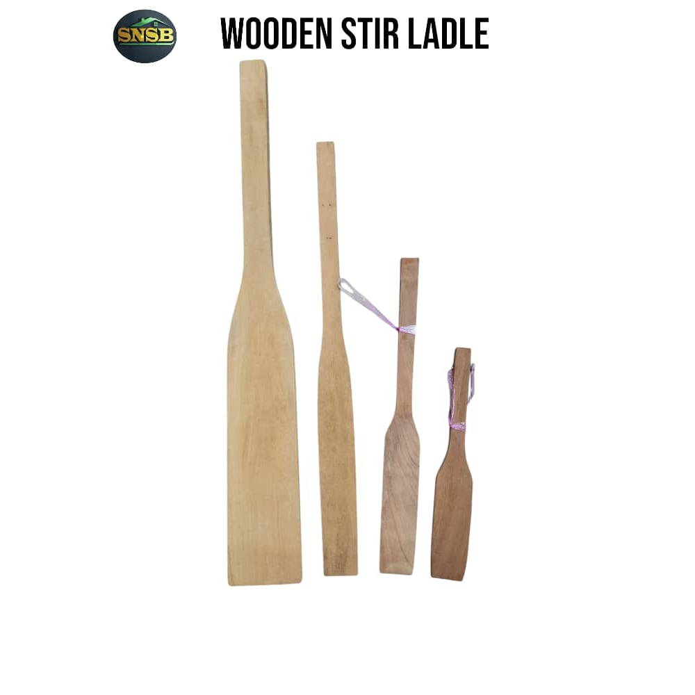 WOODEN STIR LADLE / RICE WOODEN PADDLE /SUDIP NASI KAYU | Shopee Malaysia