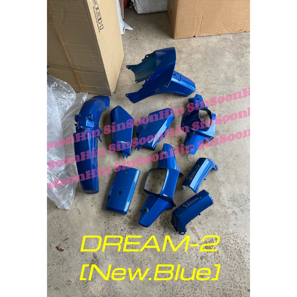 Honda EX5 / DREAM NEW ORIGINAL BSH COVER SET - BLACK / NEW-BLUE # cover ...