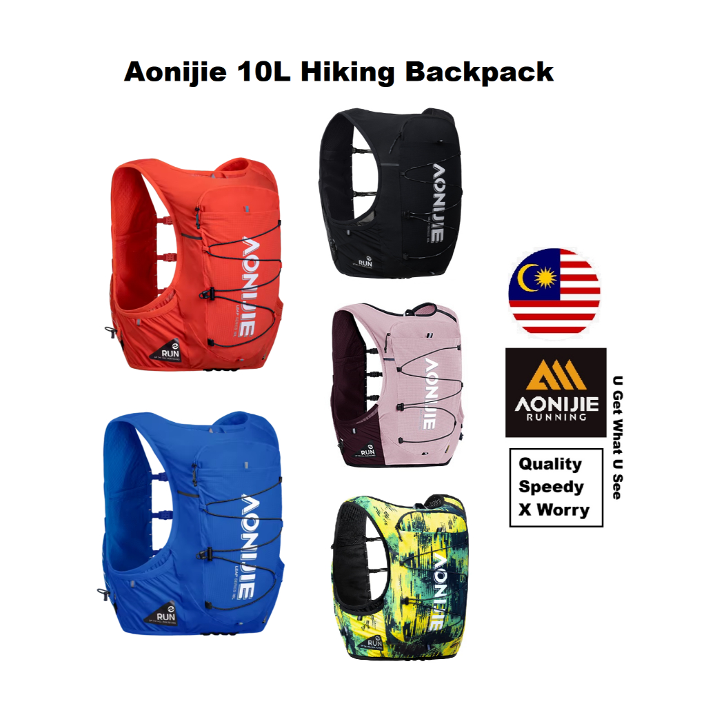 AONIJIE 10L RUNNING BACKPACK FIT 2L WATER BAG 6.8'' HAND PHONE HIKING CYCLING OUTDOOR C9116 ...