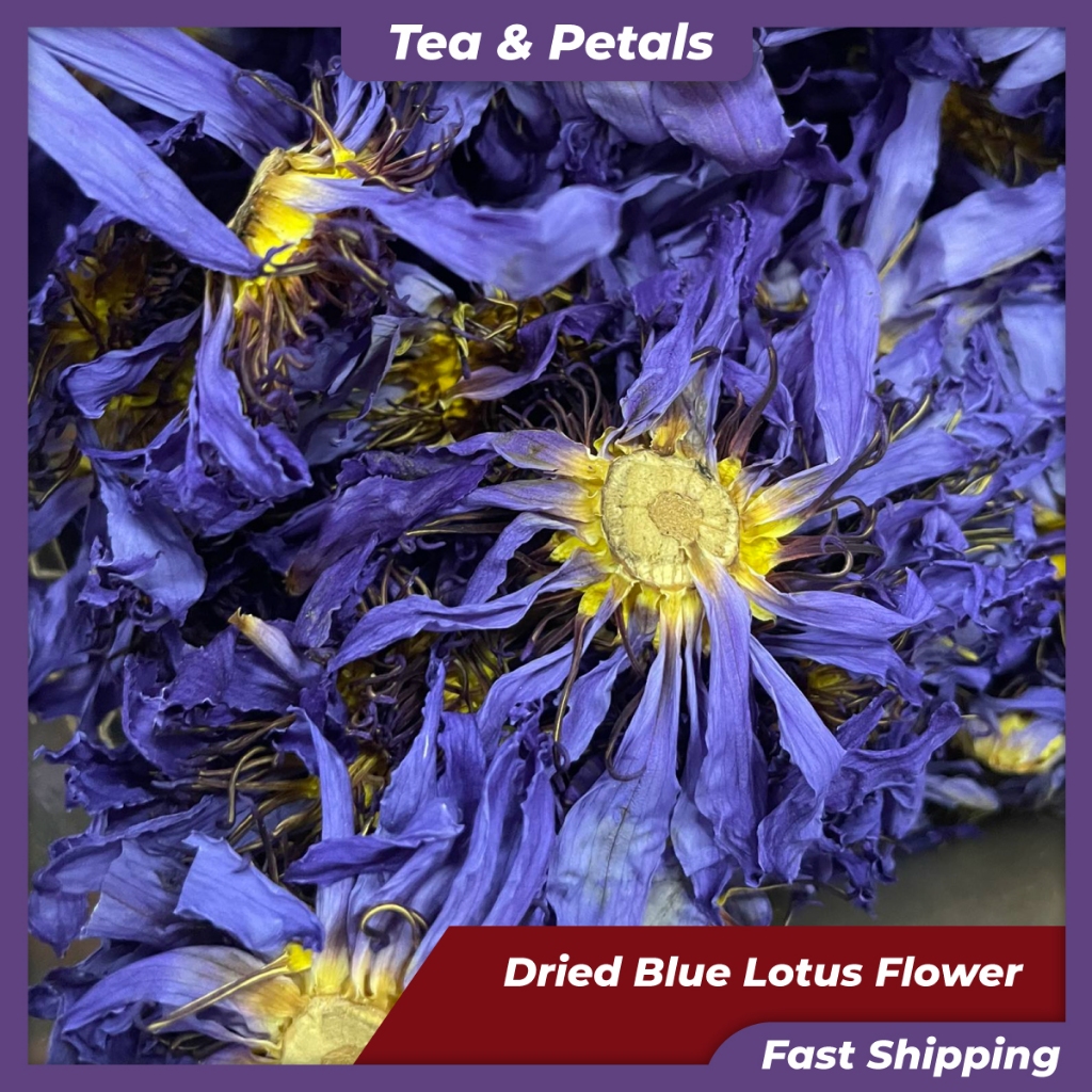 T&P 1KG High Quality Dried Blue Lotus Flower Tea Helps Insomnia Sleep ...
