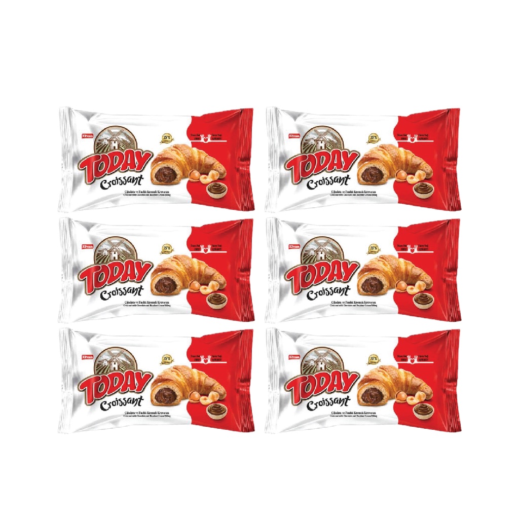 Today Croissant Chocolate 45g - (pack of 6) | Shopee Malaysia