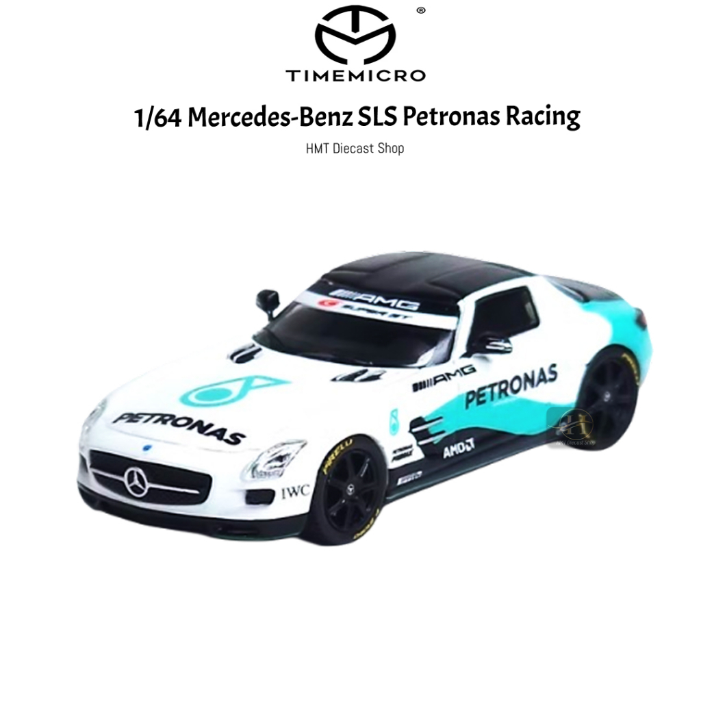 TIME MICRO 1/64 Mercedes-Benz SLS Petronas Racing (READY STOCK ...