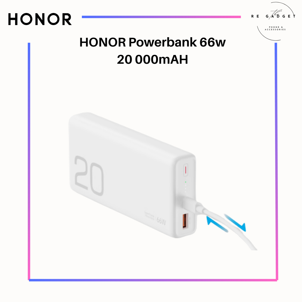 [READYSTOCK] HONOR JOWAY 66W 12,000 / 20,000mAH SuperCharge Power Bank | Shopee Malaysia