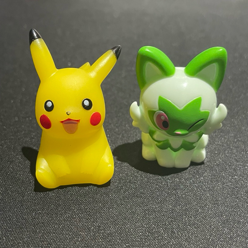 Pokemon Figure Sofubi Shopro (Pikachu, Charizard, Rowlet, Rockruff ...