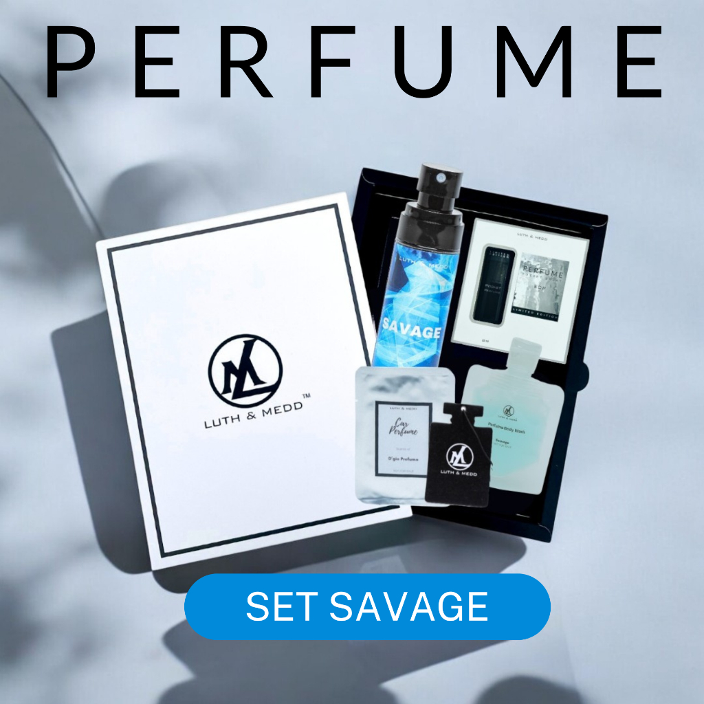 LUTH & MEDD - PERFUME SET SAVAGE | POCKET SPRAY EDP + BODY WASH + CAR ...