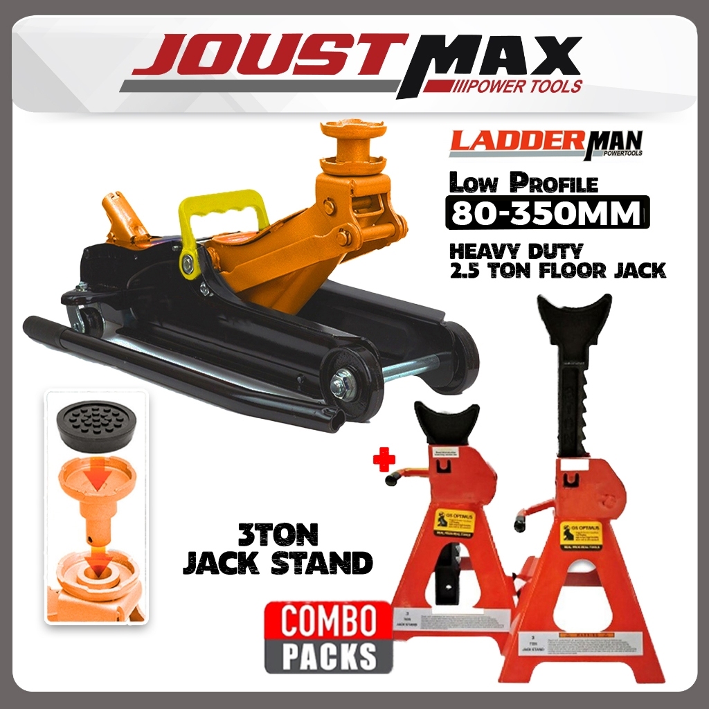 Heavy Duty 2.5 Ton Floor Jack Low Profile Hydraulic Car 3 Ton Jack ...