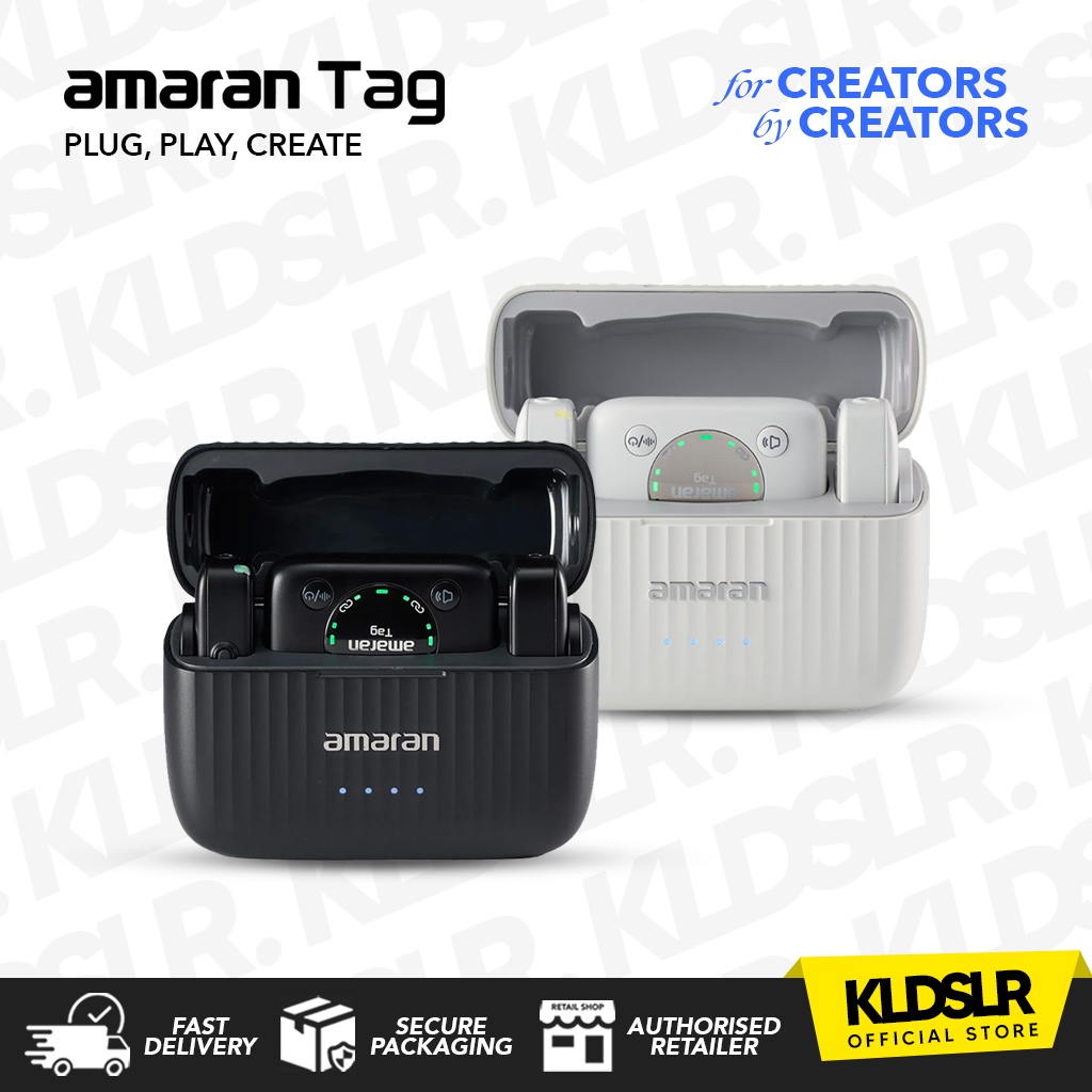 amaran Tag Plug-and-Play USB-C Wireless Microphone Compatibility for ...