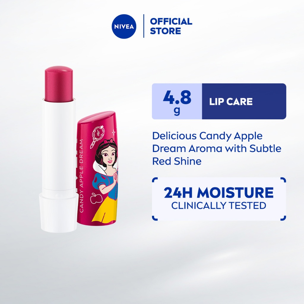 NIVEA Lip Disney Candy Apple Dream 4.8G (Snow White) | Shopee Malaysia