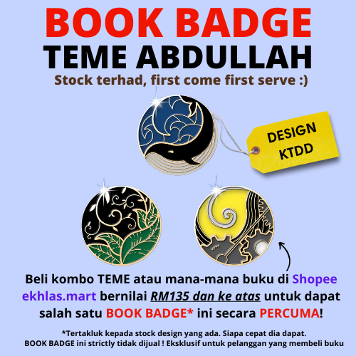 Teme Abdullah - Book Badge Eksklusif KTDD Kapal Terakhir Di Dunia ...