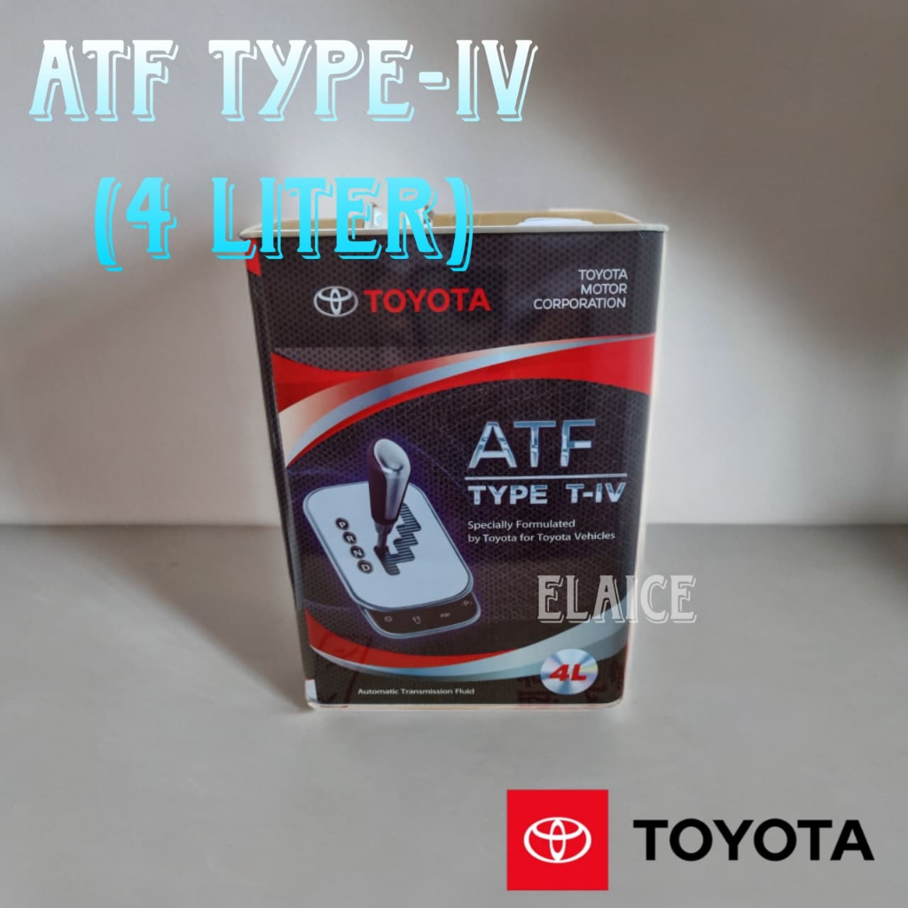 81400 Toyota ATF Type-IV (4 Liter) ATF T-IV Auto Gear Oil - Altis, Vios ...