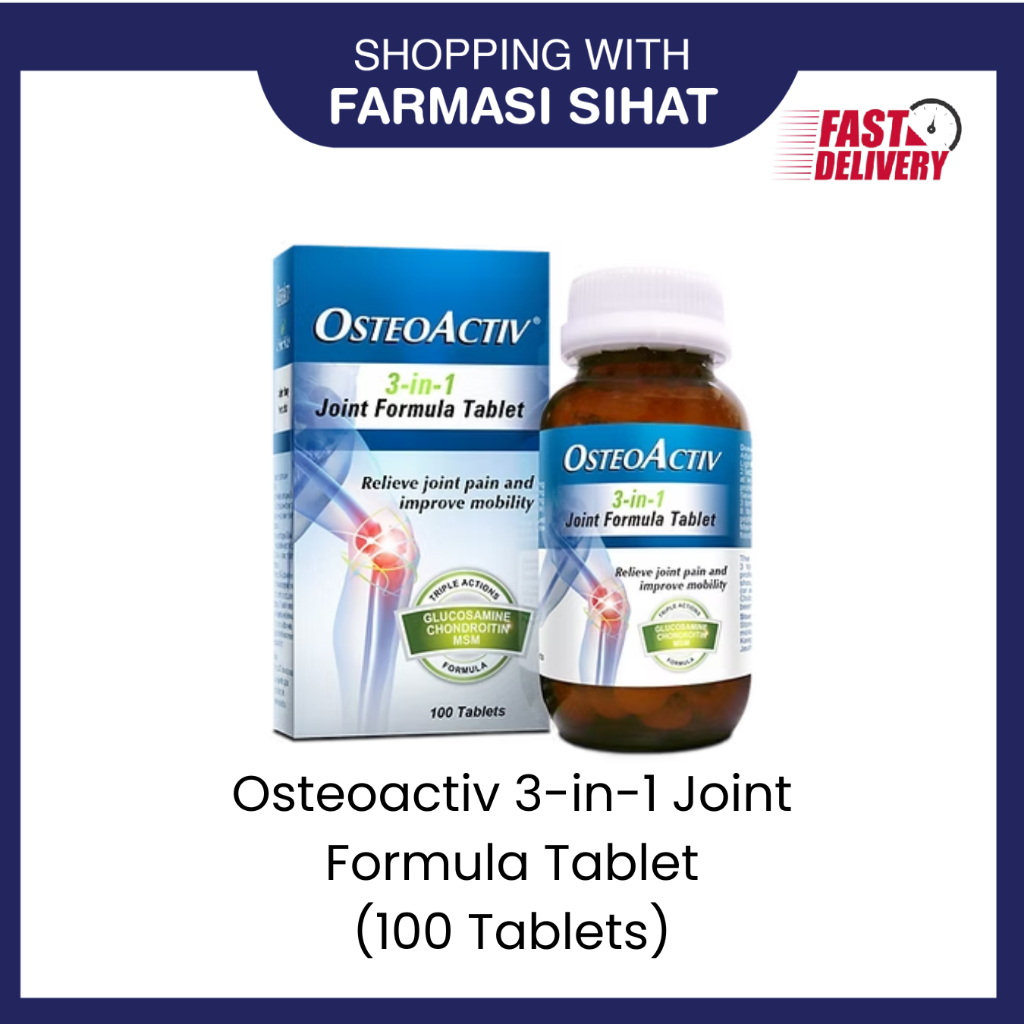 Osteoactiv 3-in-1 Joint Formula Tablet (100's) | Shopee Malaysia