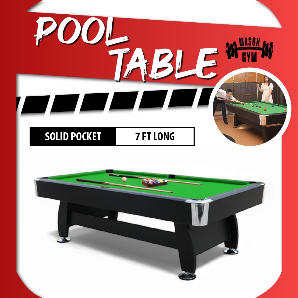 Pool Table 7ft Meja Pool American billiard table meja Snooker set murah MasonGym™ | Shopee Malaysia