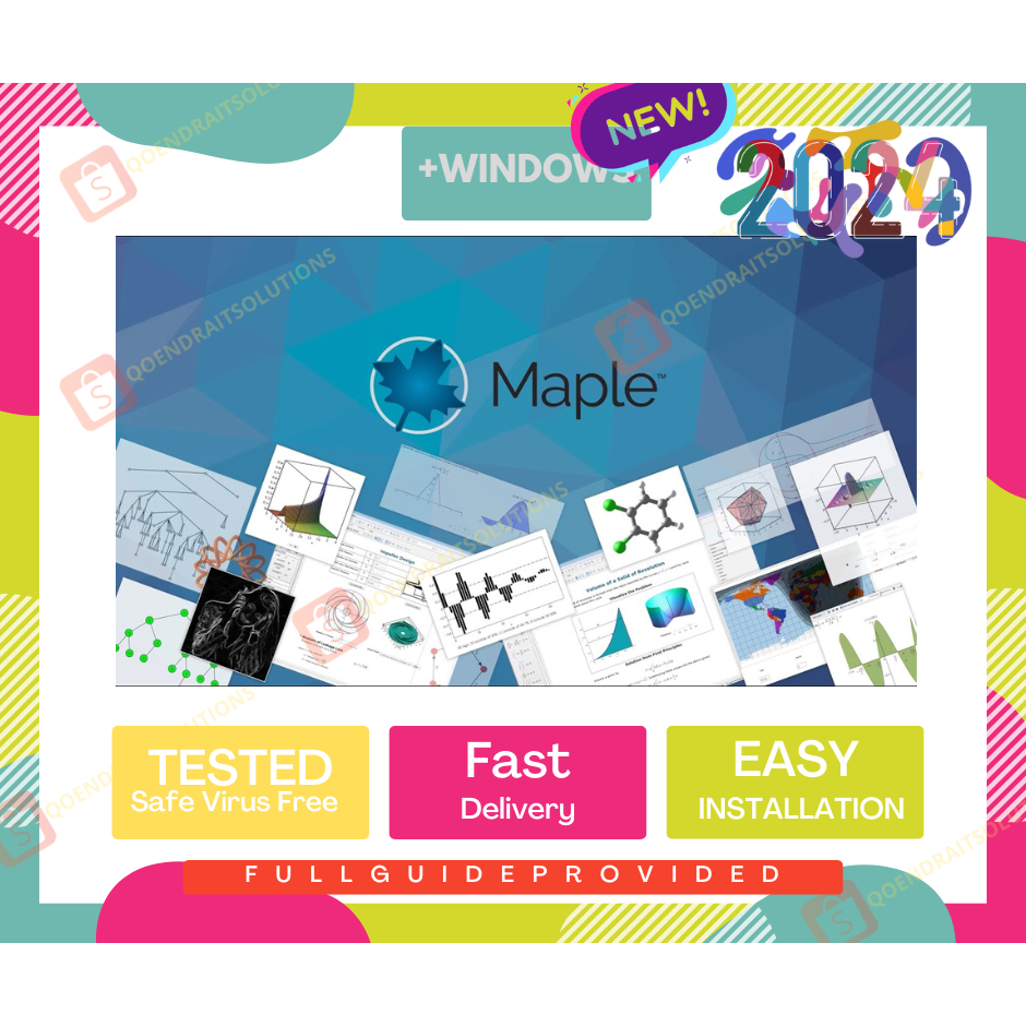 Maplesoft Maple 2024 🔥[For Win +Video Guide] [+Full.Activatd] | Shopee Malaysia
