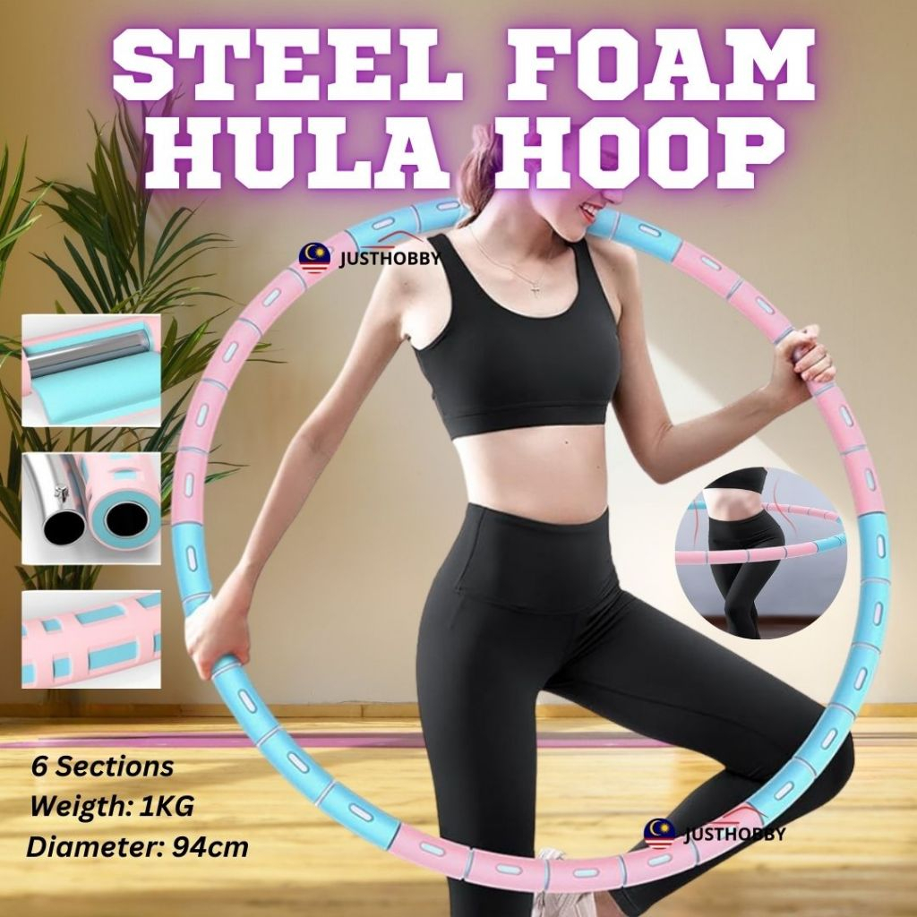 [🇲🇾 READYSTOCK] Premium Quality Foam Hula Hoop Foldable Hula Hoop ...