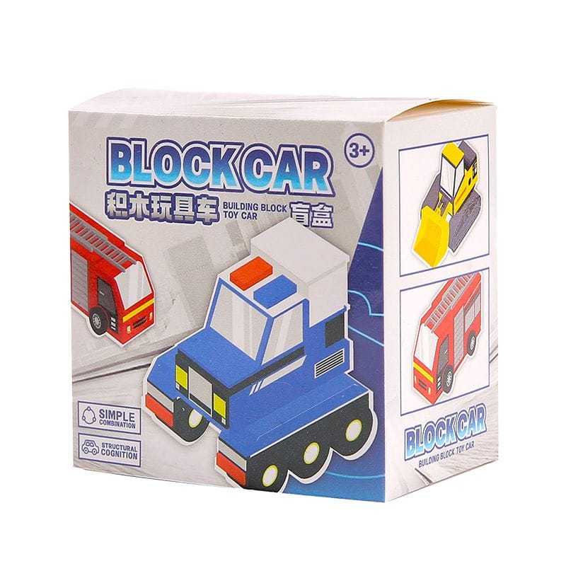 Lego building block toy car fun toy Vehicle blind box transportation ...