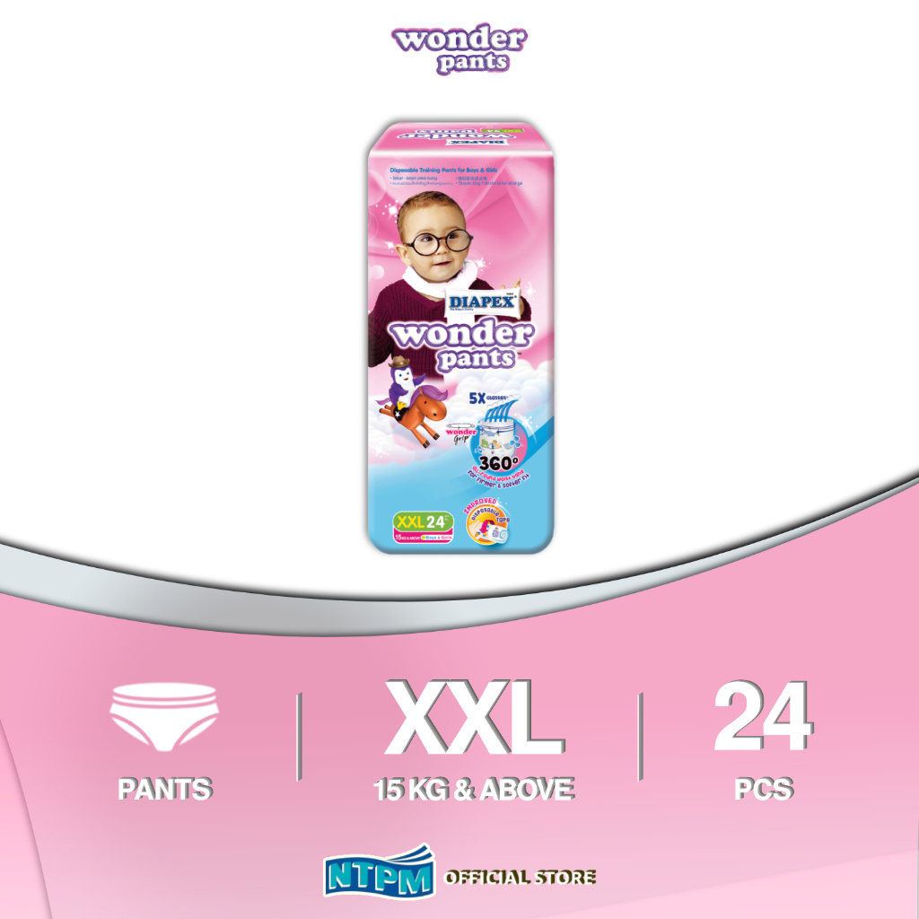 Diapex Wonder Pants Jumbo XXL (24's) | Shopee Malaysia