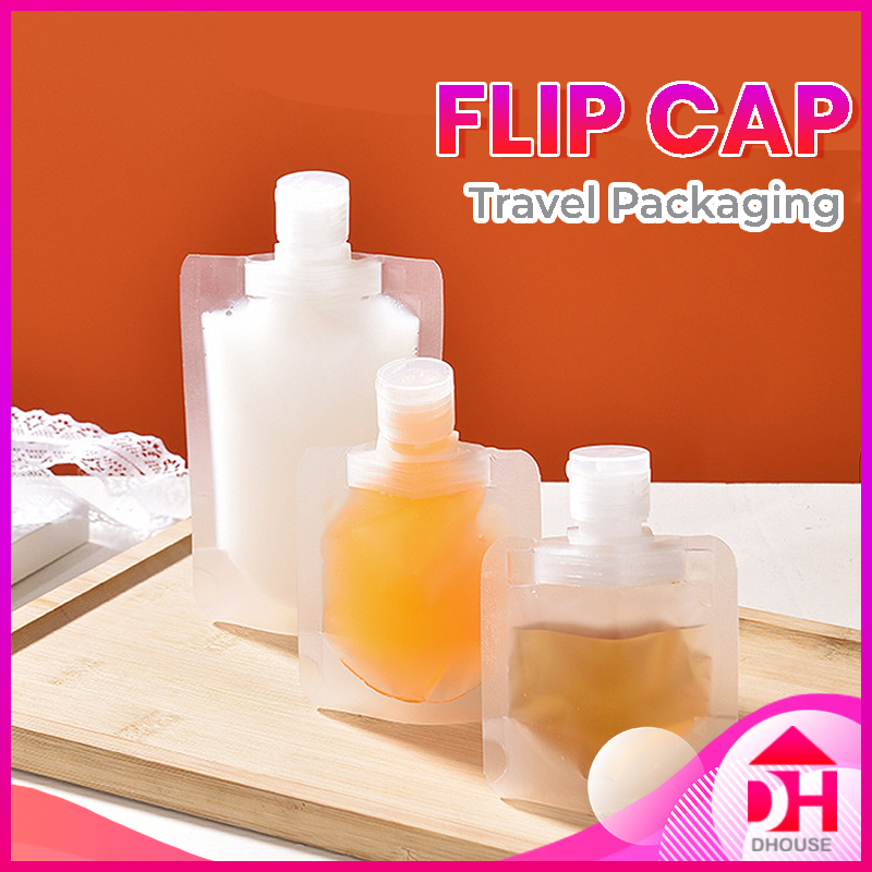 Transparent Lotion Dispensery Bag Refillable Shampoo Showers Packaging ...