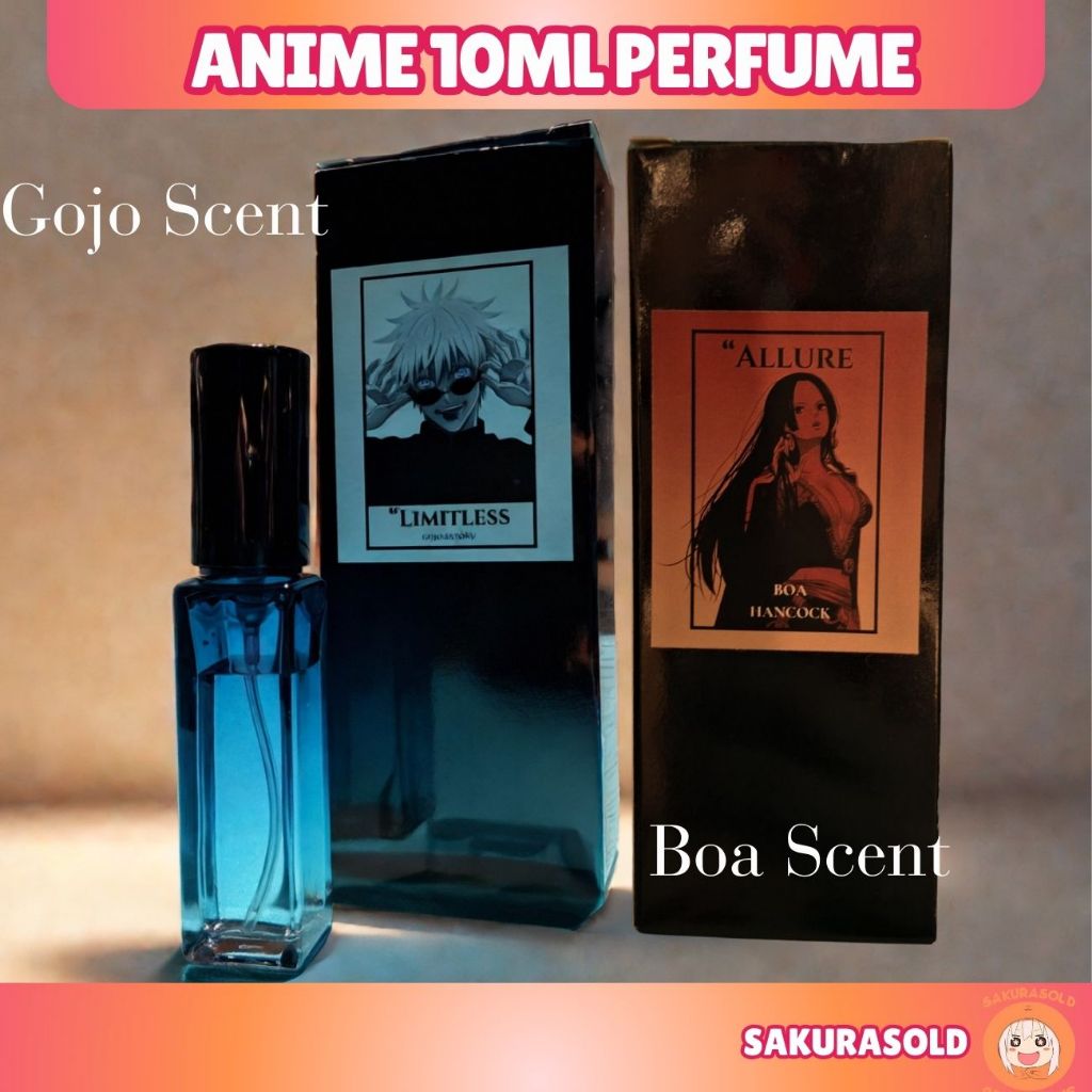Sakurasold Anime Perfume 10ml Long Lasting Gojo Perfume One Piece ...