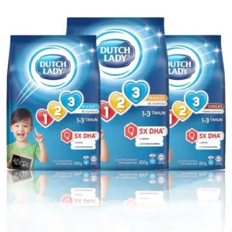 Dutch lady (123) 850g | Shopee Malaysia