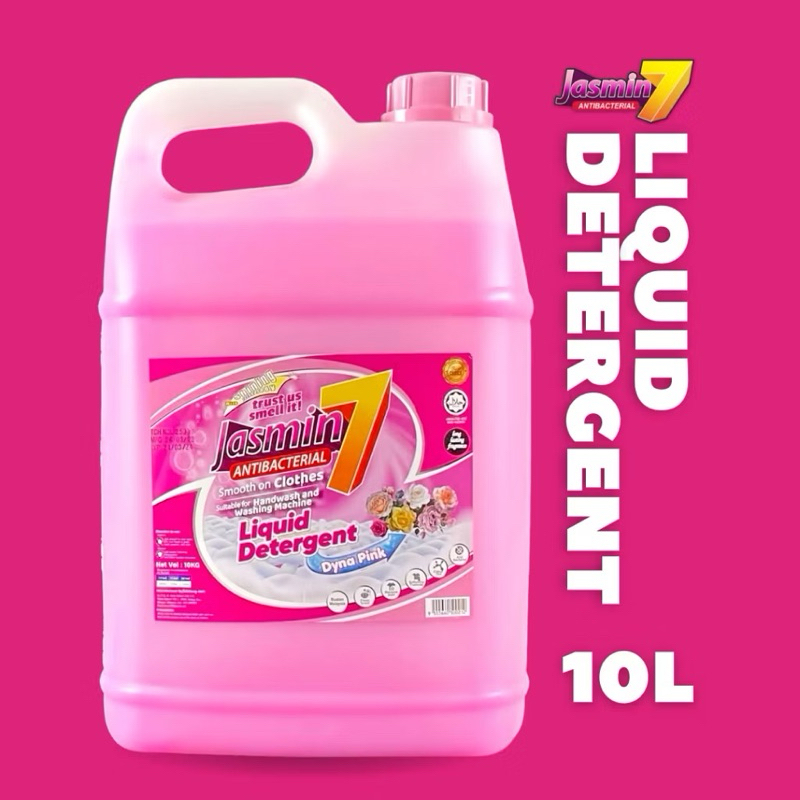 Jasmin7 Laundry Detergent 10kg | Dyna Pink | Shopee Malaysia