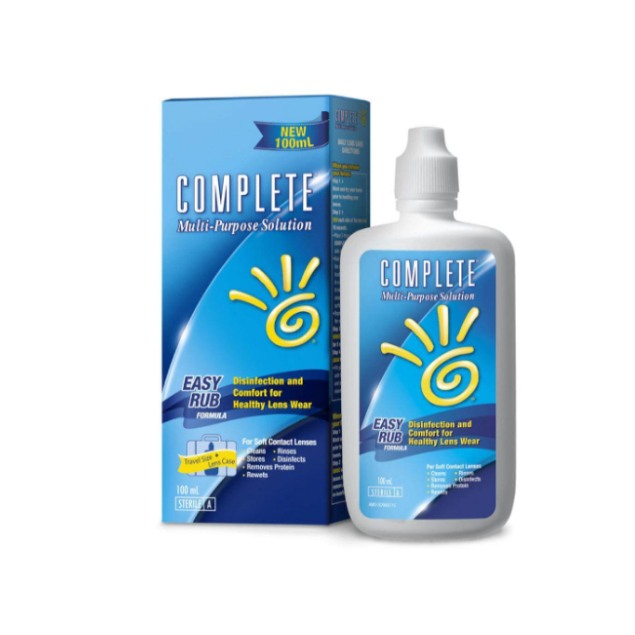 Complete Multi Purpose Solution Contact Lens Solution 100ml | Shopee ...