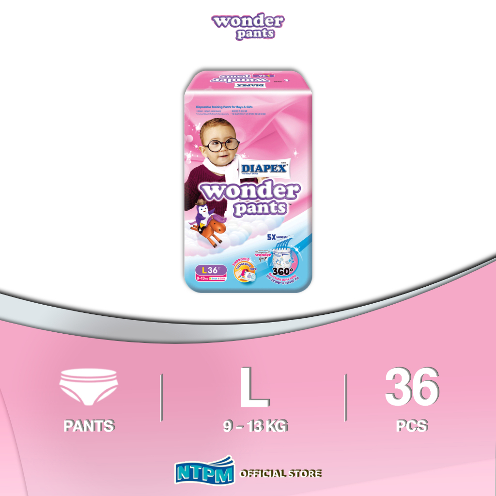 Diapex Wonder Pants Jumbo L (36's) | Shopee Malaysia