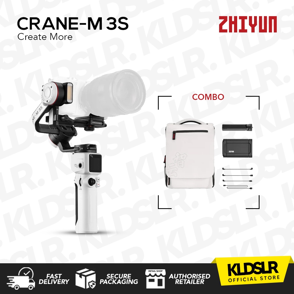 Zhiyun-Tech CRANE M3S / CRANE M3 S Smartphone Gimbal - Standard & Combo for Sony A7CR | A7C II ...