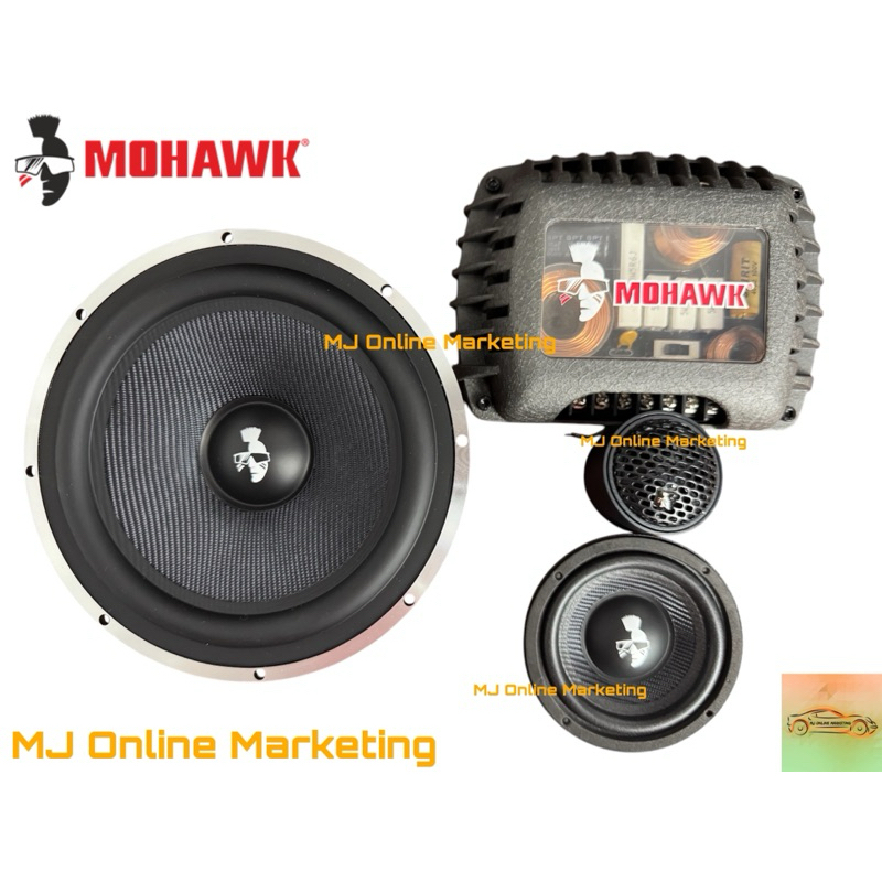 Mohawk Car Audio M3 6.3 Series 3 Way Component set 6.5 inch ** 100%Original**Proton,Perodua ...