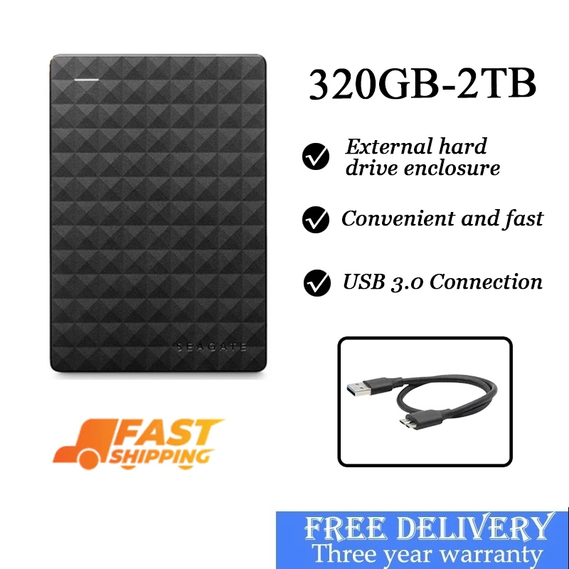 2.5" External Hard Disk 320GB/500GB/1TB/2TB HDD Expansion USB 3.0 ...
