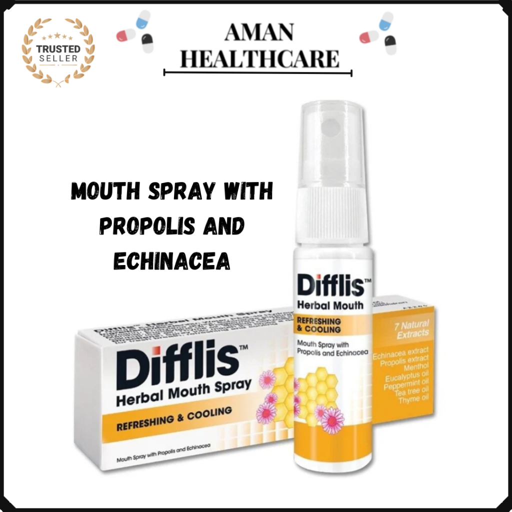 DIFFLIS HERBAL MOUTH SPRAY 15ML | Shopee Malaysia