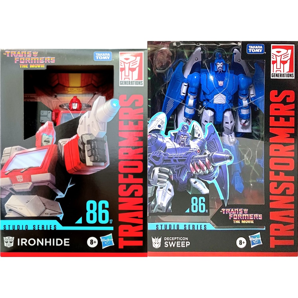 Hasbro Transformers Studio Series SS86 17 Voyager Ironhide and SS86 10 ...