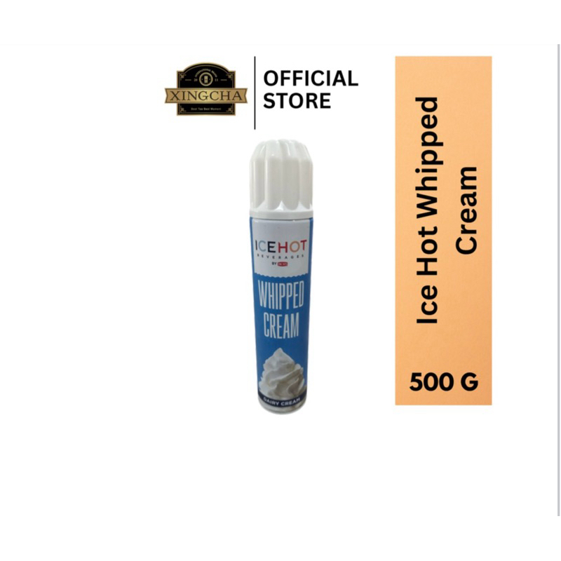 ICEHOT Whipped Cream Spray 500G | Shopee Malaysia