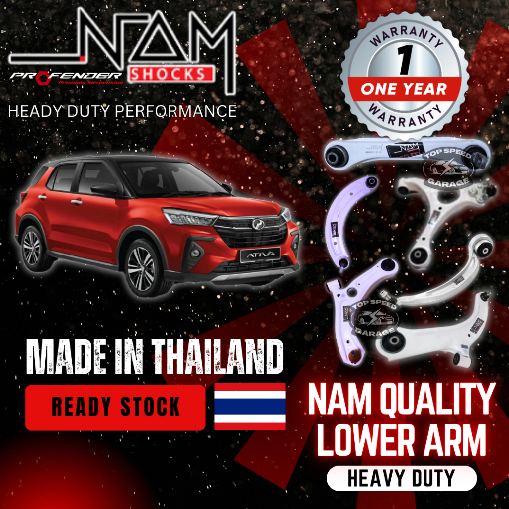 PERODUA ATIVA - NAM Heavy Duty Performance Lower Arm [ FRONT/DEPAN ...