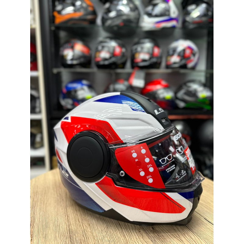 LS2 FF902 Scope II Flip-Up Helmet (Double Visor) | Shopee Malaysia